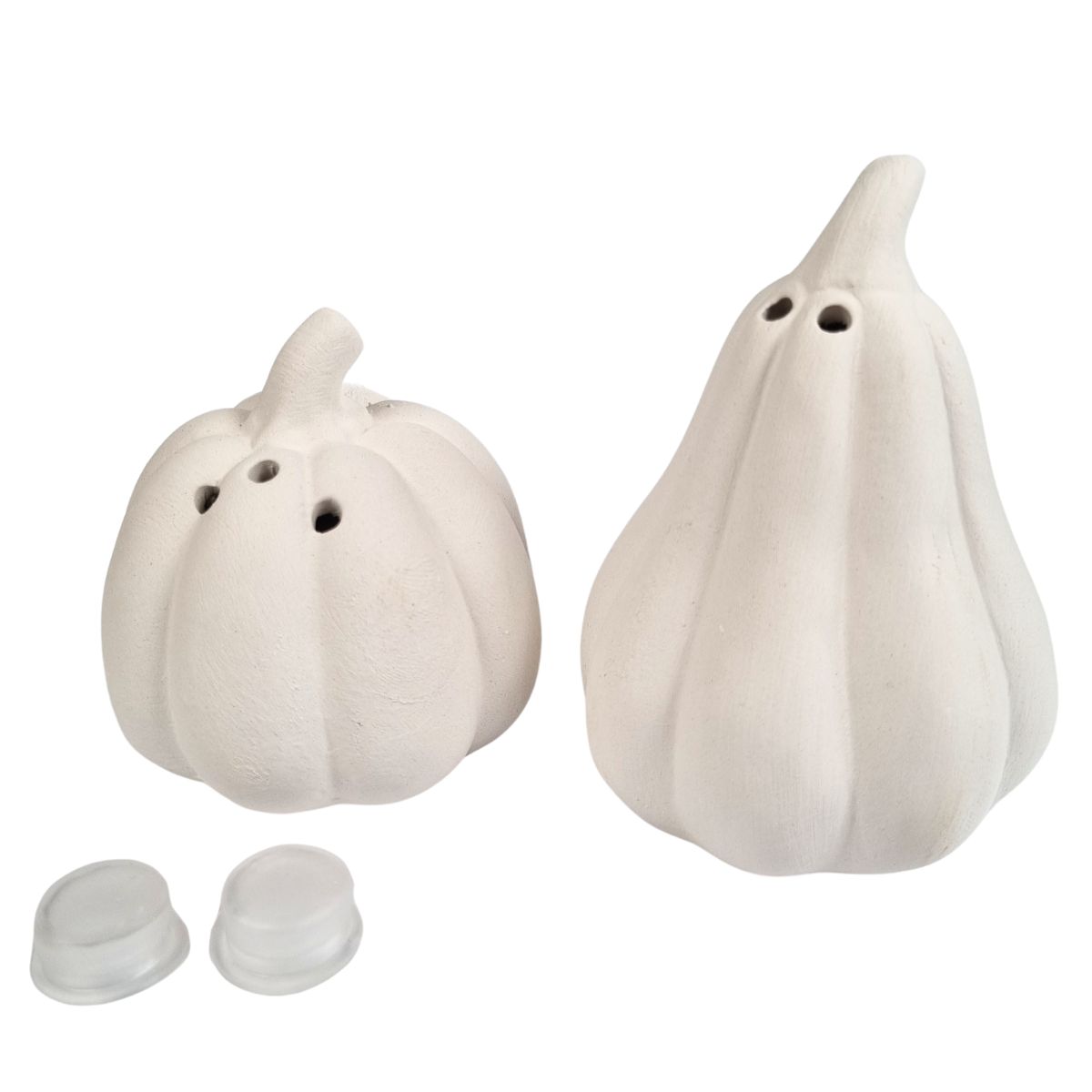 Biskwit - zestaw na sól i pieprz - dynie - Twój świat ceramiki zaczyna ...